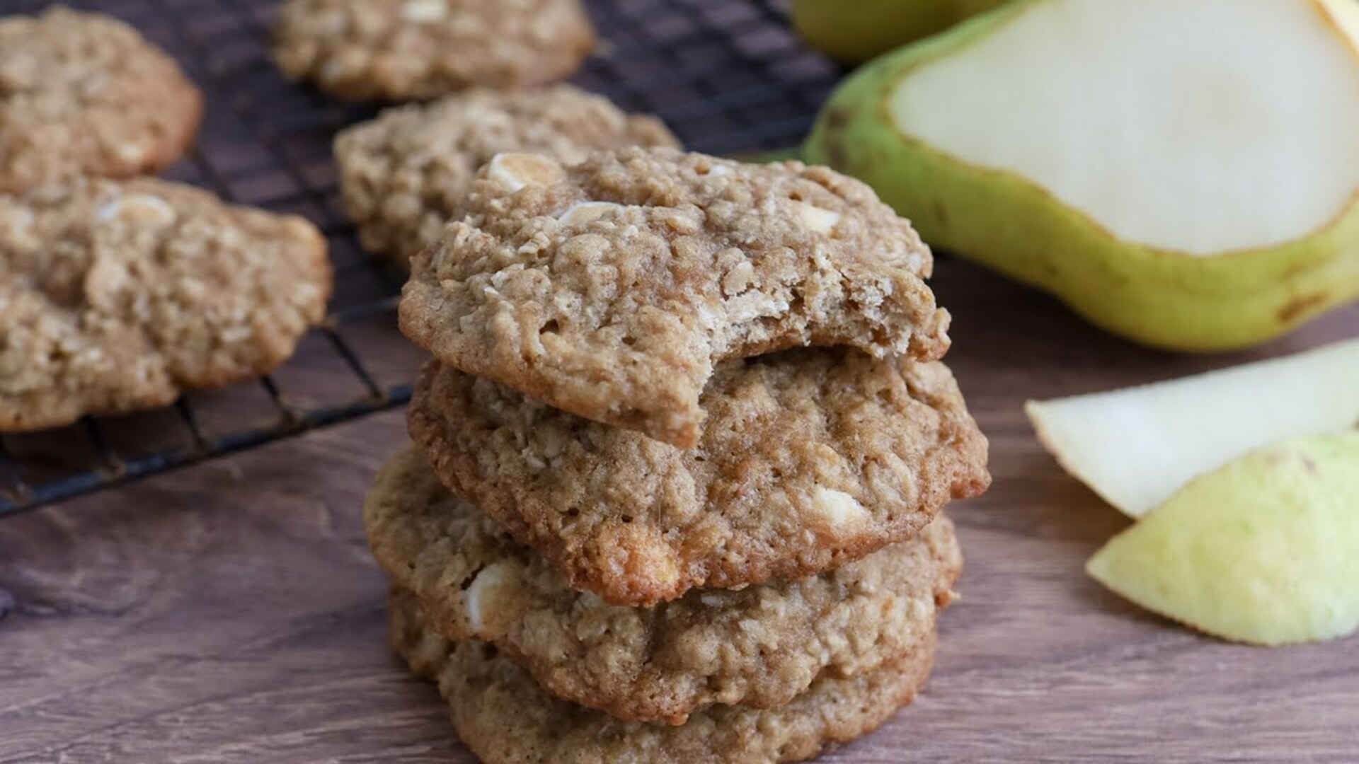 Pear Oatmeal Cookies Recipe