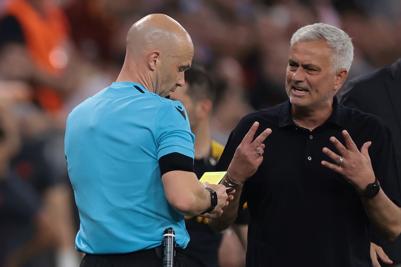 Referee Anthony Taylor opens up on horror Jose Mourinho clash after ...