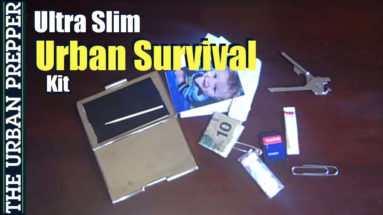 Building an ultra-slim urban survival tin for everyday carry kit