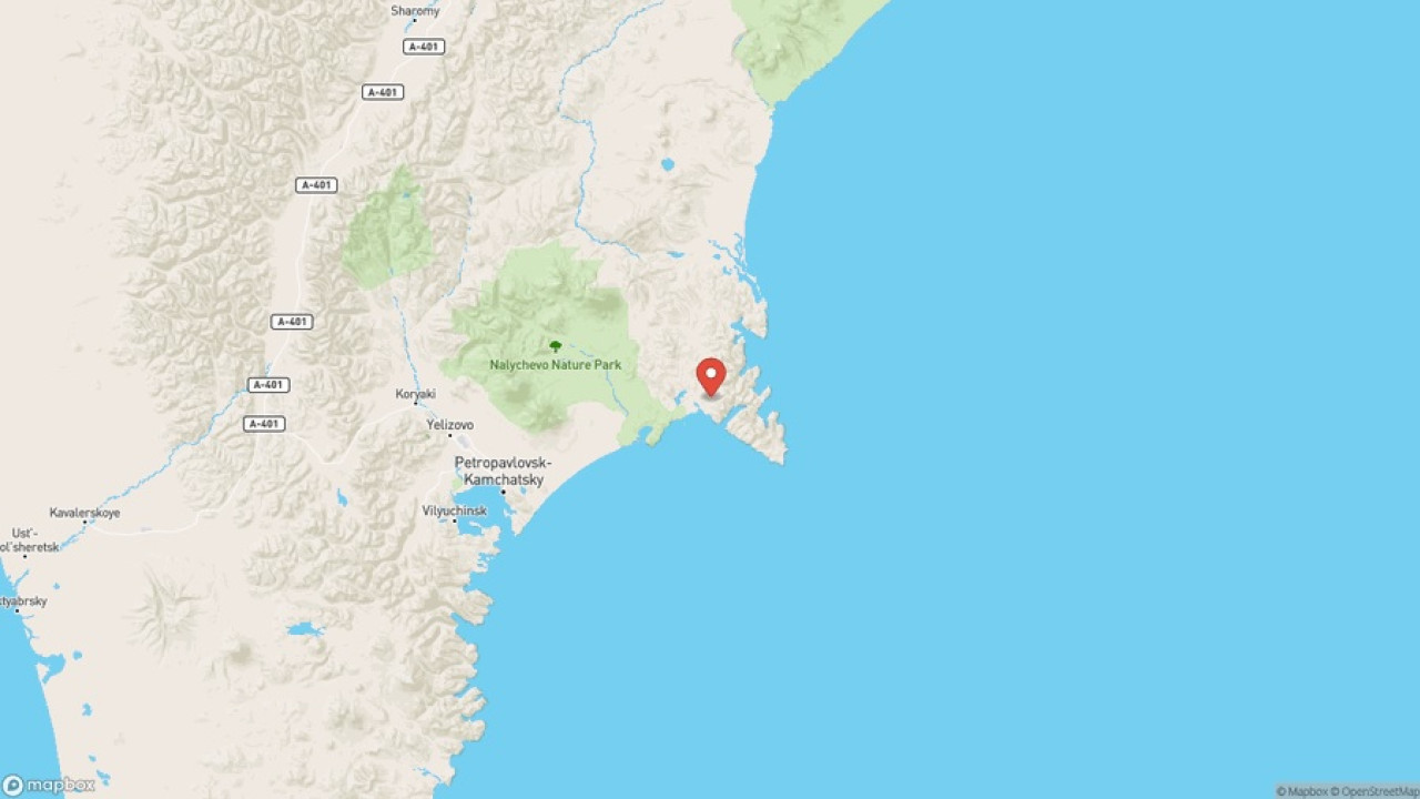 Ισχυρός σεισμός 5,8 Ρίχτερ στην ανατολική ακτή της Καμτσάτκα στη Ρωσία