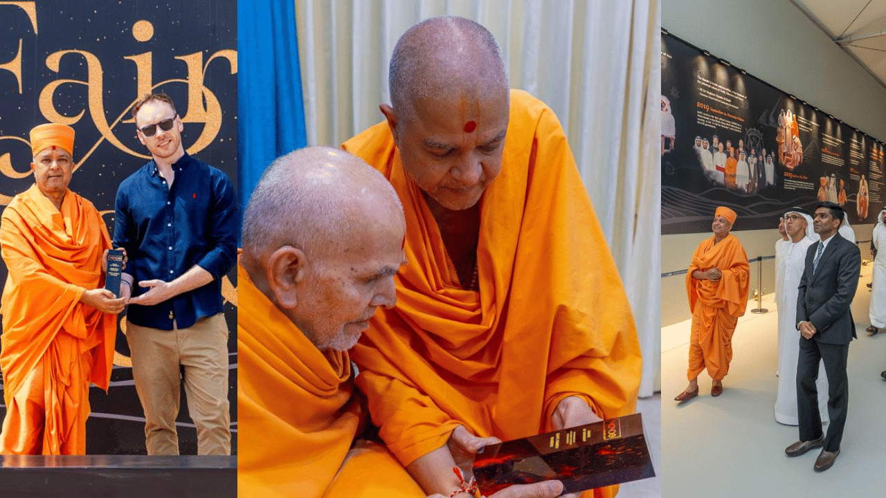 BAPS Abu Dhabi mandir wins global AV ‘Oscar’: MONDO-DR Award 2025 for ...