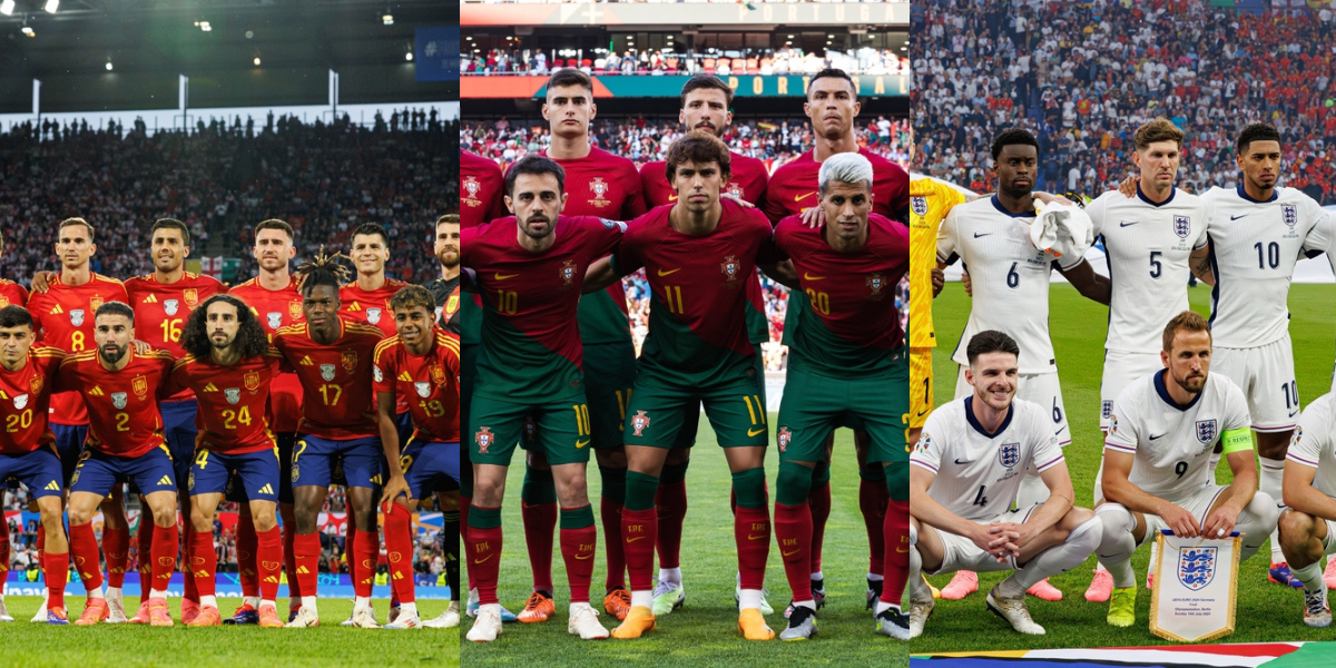 The 25 most valuable national football teams in the world