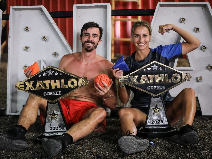 Exathlon: Η Στέλλα Ανδρεάδου και ο Φάνης Μπολέτσης είναι οι μεγάλοι νικητές