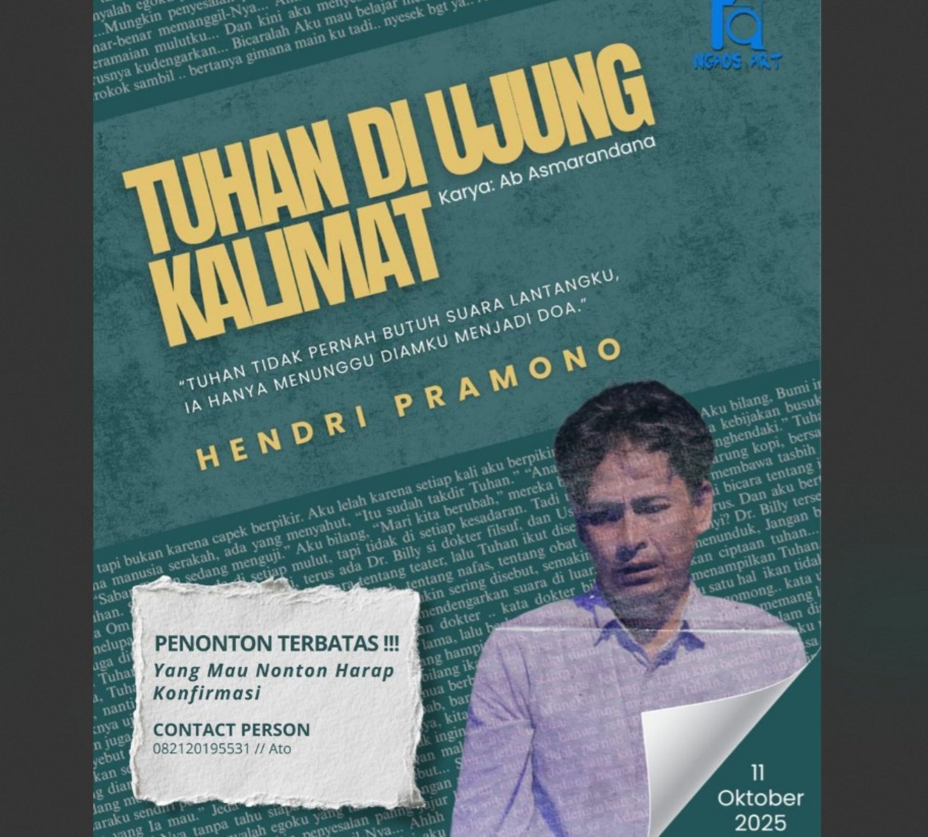 Mengapa Manusia Selalu Membawa Tuhan dalam Setiap Perkara? Sebuah ...