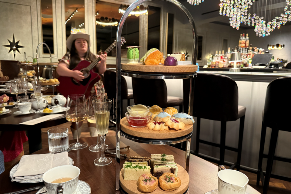 Trick Rider Adds A Western Spin To Afternoon Tea