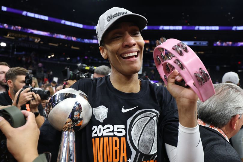 A'ja Wilson reignites GOAT debate as Las Vegas Aces win third WNBA ...