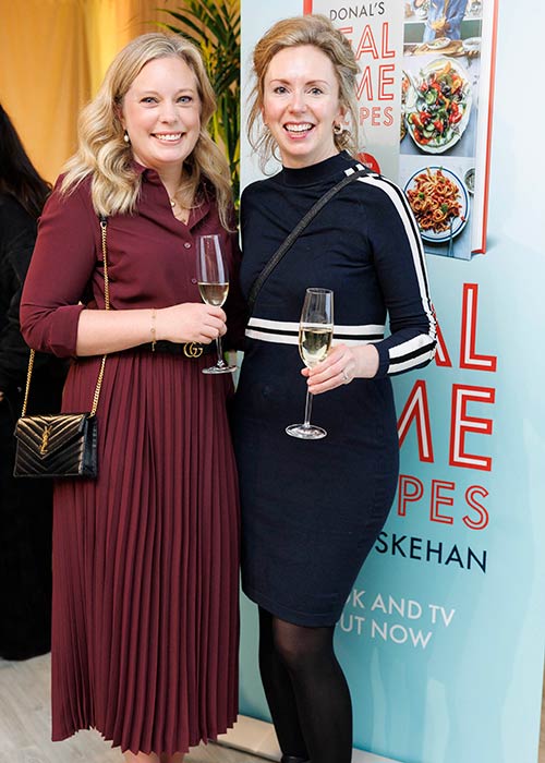 PICS: Sofie Skehan glams up to support husband Donal at book launch