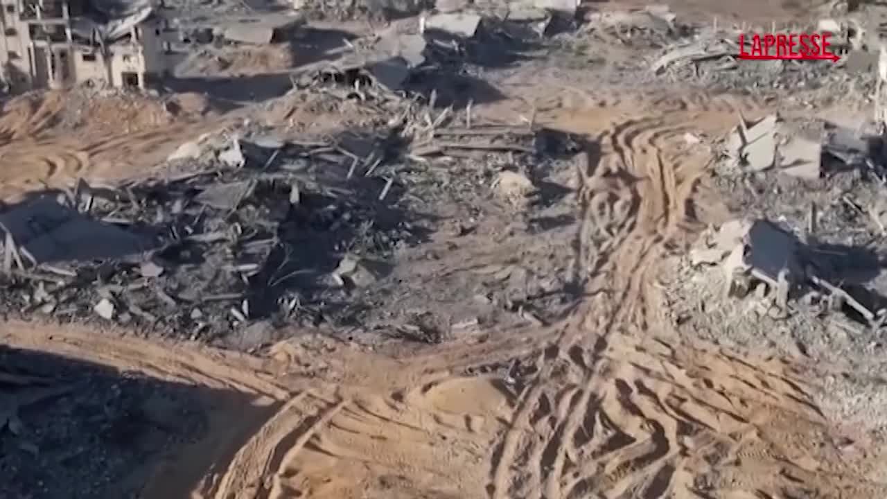 Gaza, il quartiere Tal al-Hawa completamente distrutto: le immagini dal ...