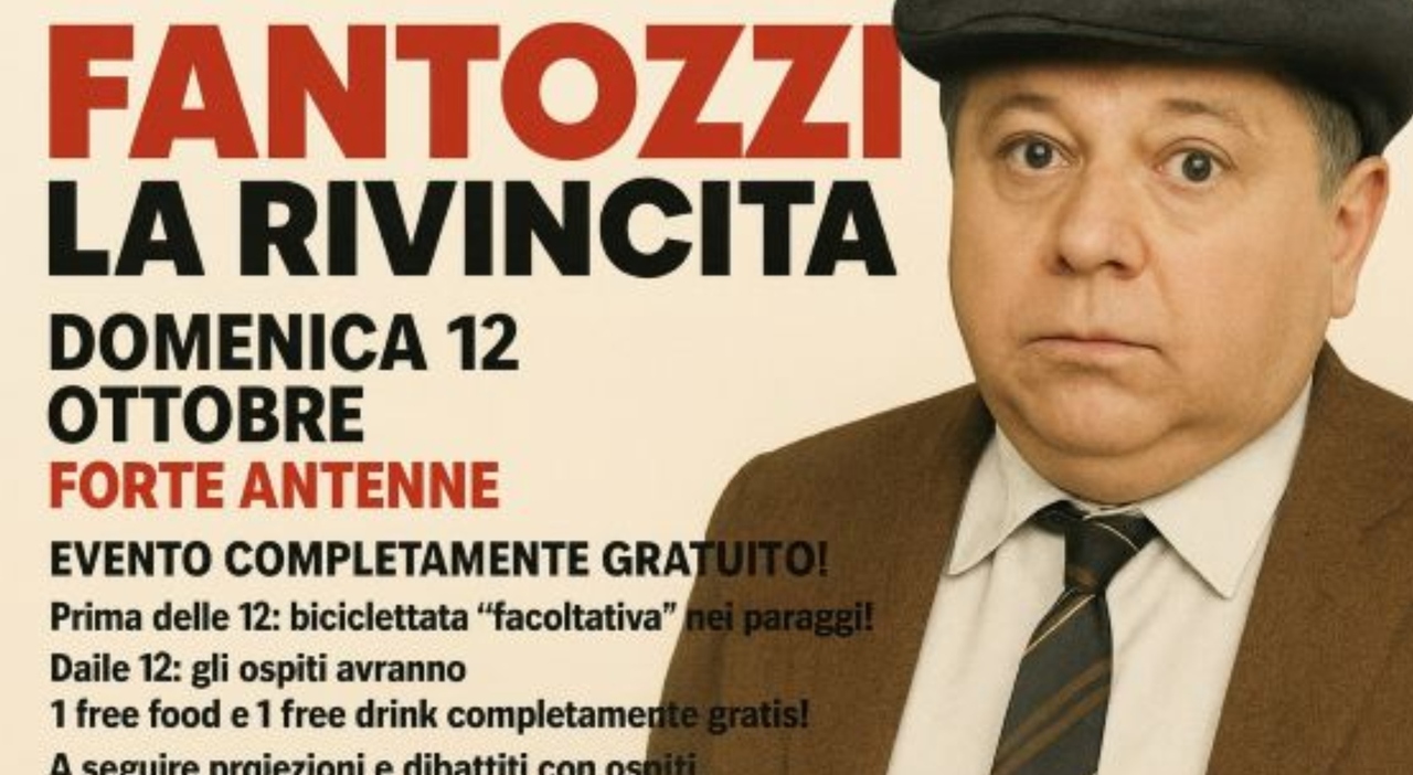 Roma: al Forte Antenne arriva "Fantozzi la rivincita", cinema, sport e ...