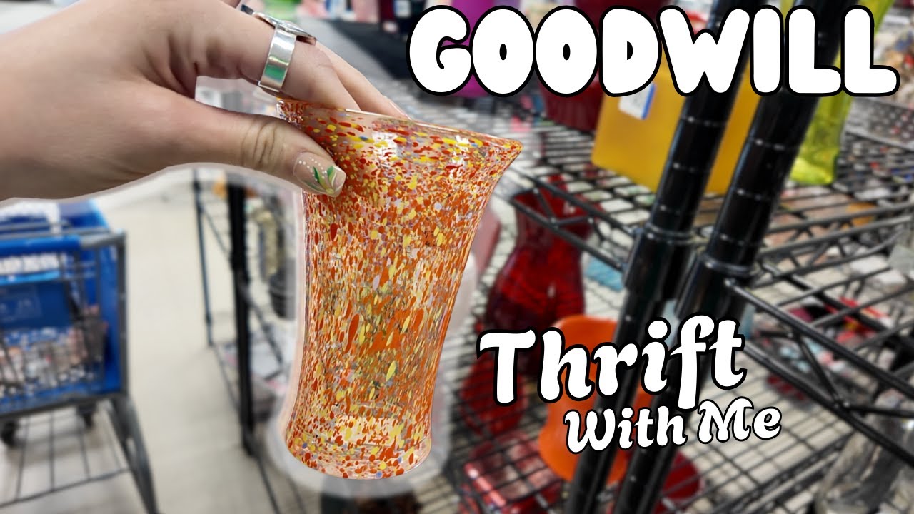 Goodwill thrift with me for resale treasure haul