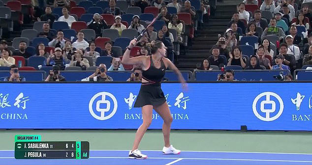 Aryna Sabalenka launches her racket towards a BALL KID in astonishing ...