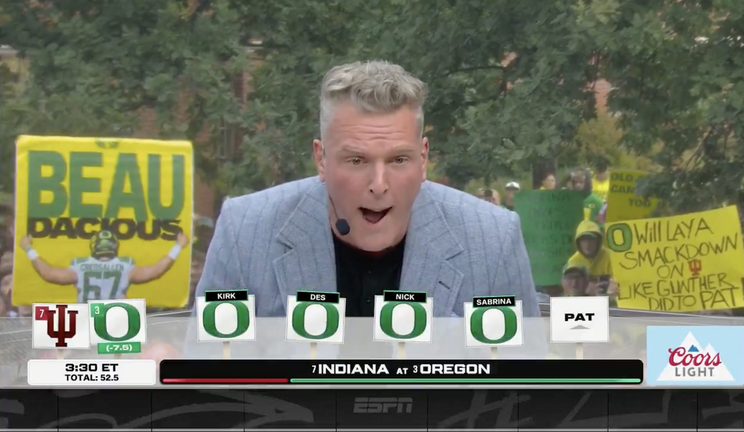 Pat McAfee makes shocking College GameDay move