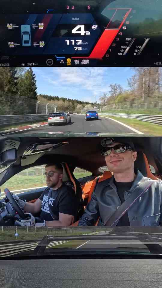 BMW G82 M4 LCI Nürburgring Test