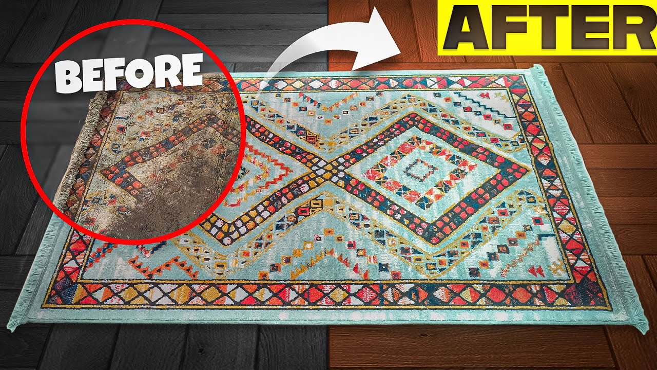 I transformed a neglected rug in minutes!