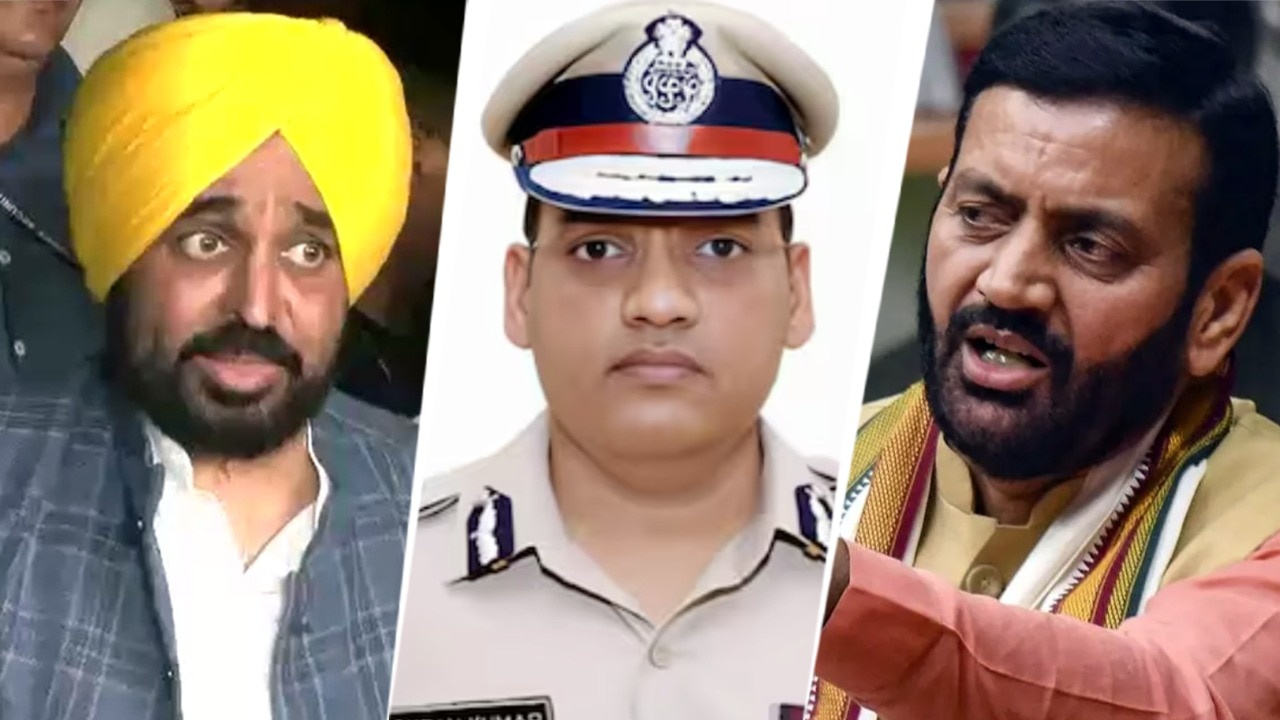 Slap on society: Bhagwant Mann meets Y Puran Kumar's family, urges ...