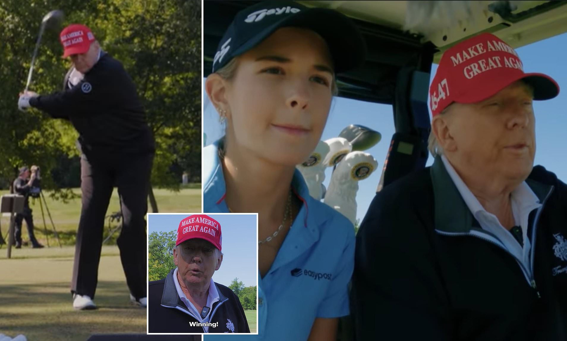 Donald Trump moans about Putin, gushes over Barron, jokes about being ...