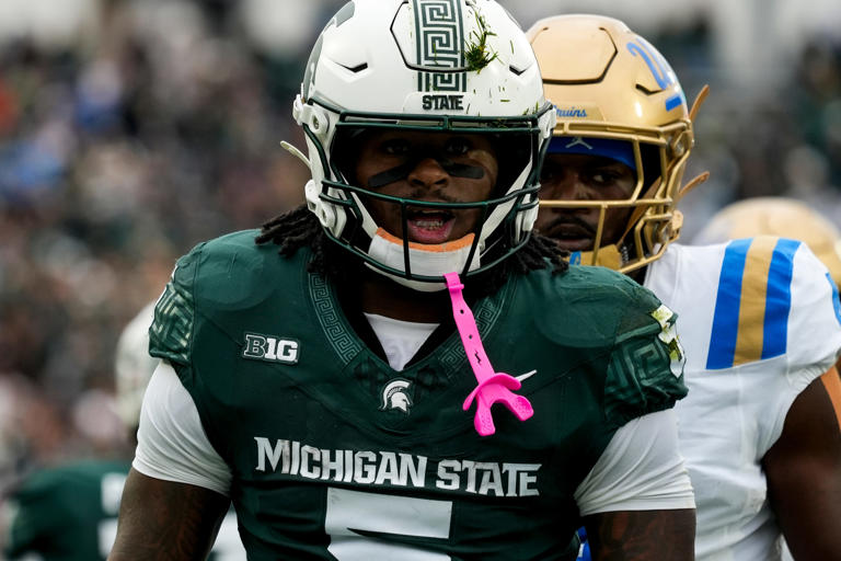Top five rated Michigan State football offensive players against UCLA ...
