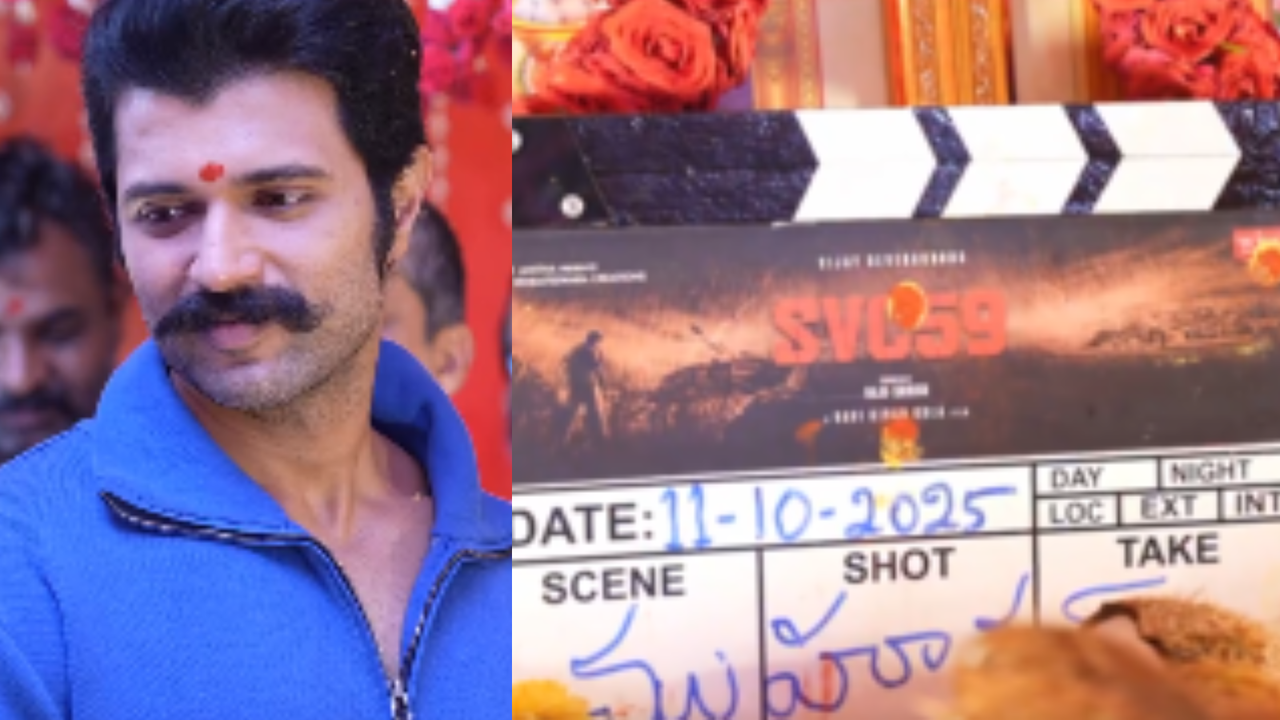 SVC59: Vijay Deverakonda Assures a 'Fiery Character' in Ravi Kiran Kola's Film; Releases Mahurat ...