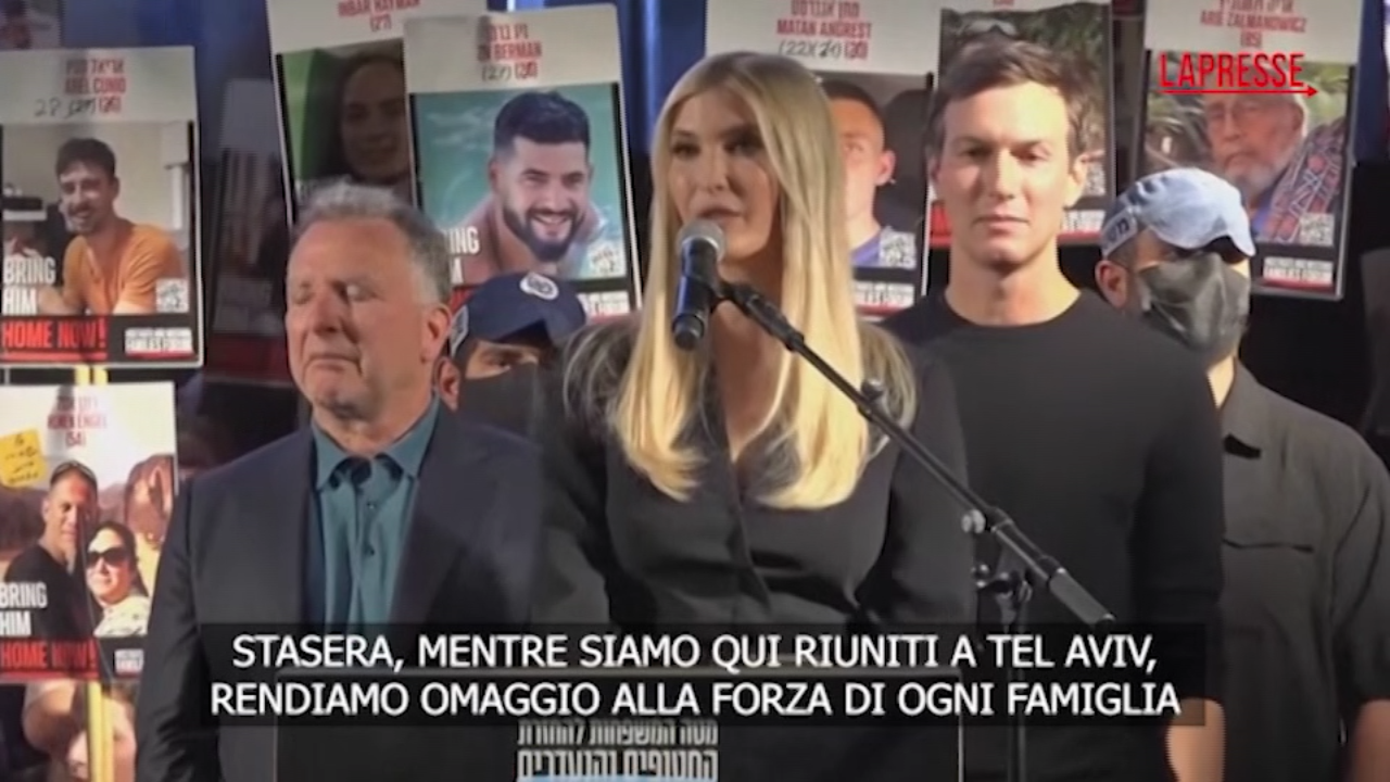 Israele, Ivanka Trump a Tel Aviv: "Ammiro la vostra forza, mio padre è ...
