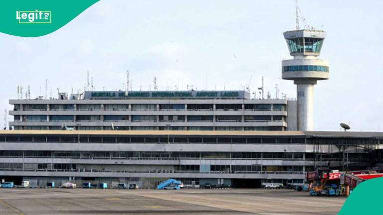 Breaking: Fire outbreak at Lagos Airport Old Terminal
