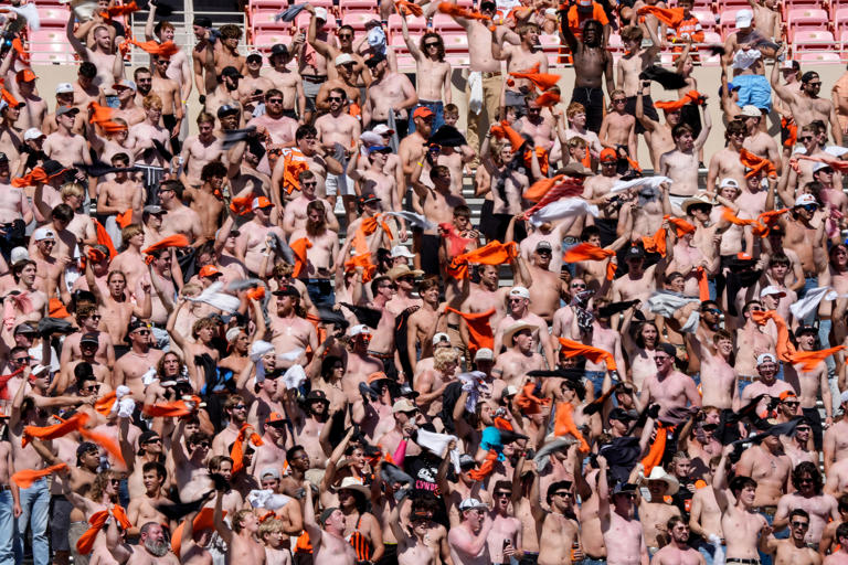 Meet The Oklahoma State Football Fans Who Started A Viral Shirtless
