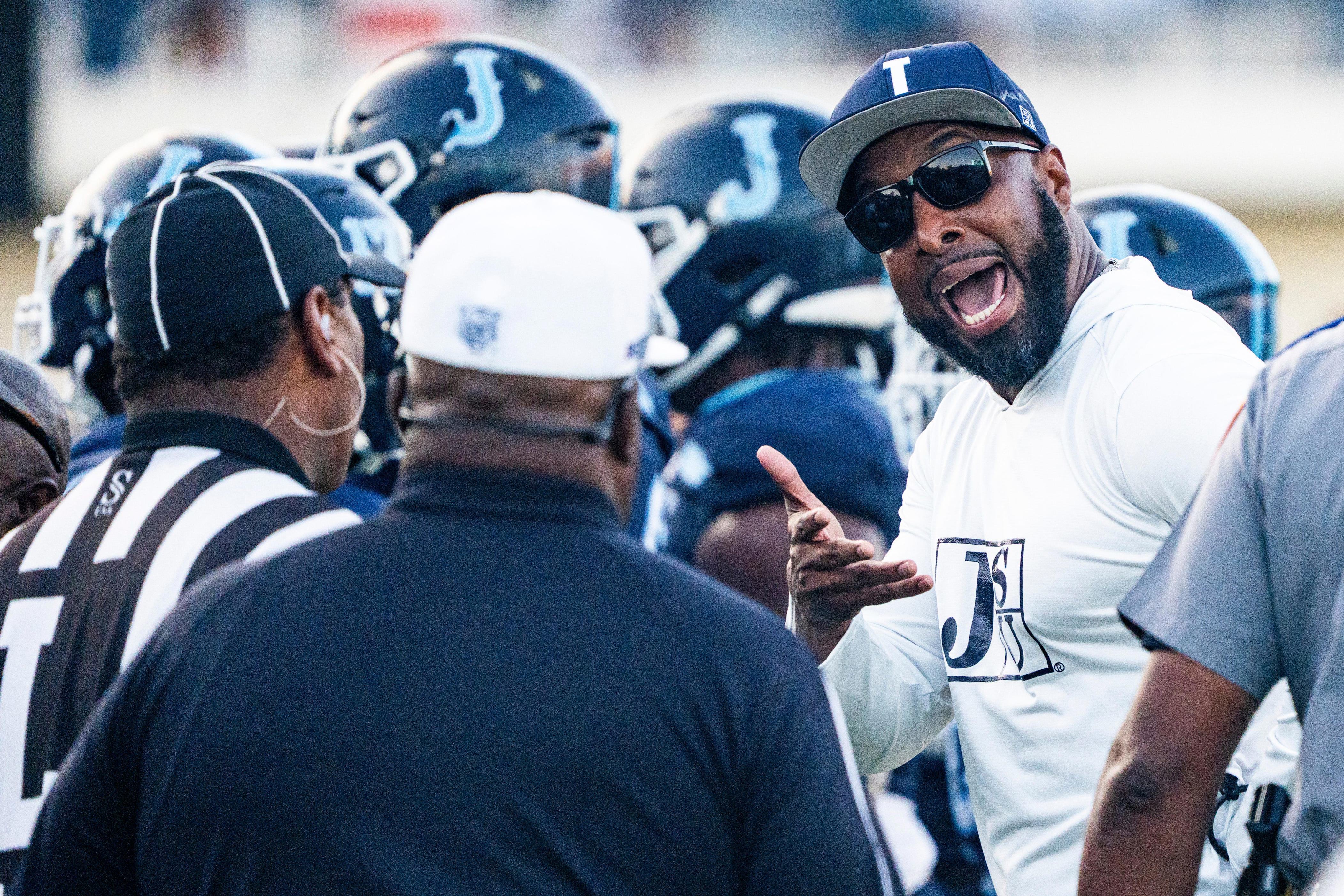 How Jackson State football coach T.C. Taylor reacted to officials ...