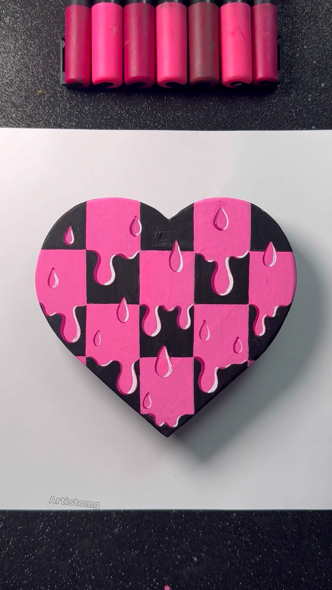 Melting Pink Heart