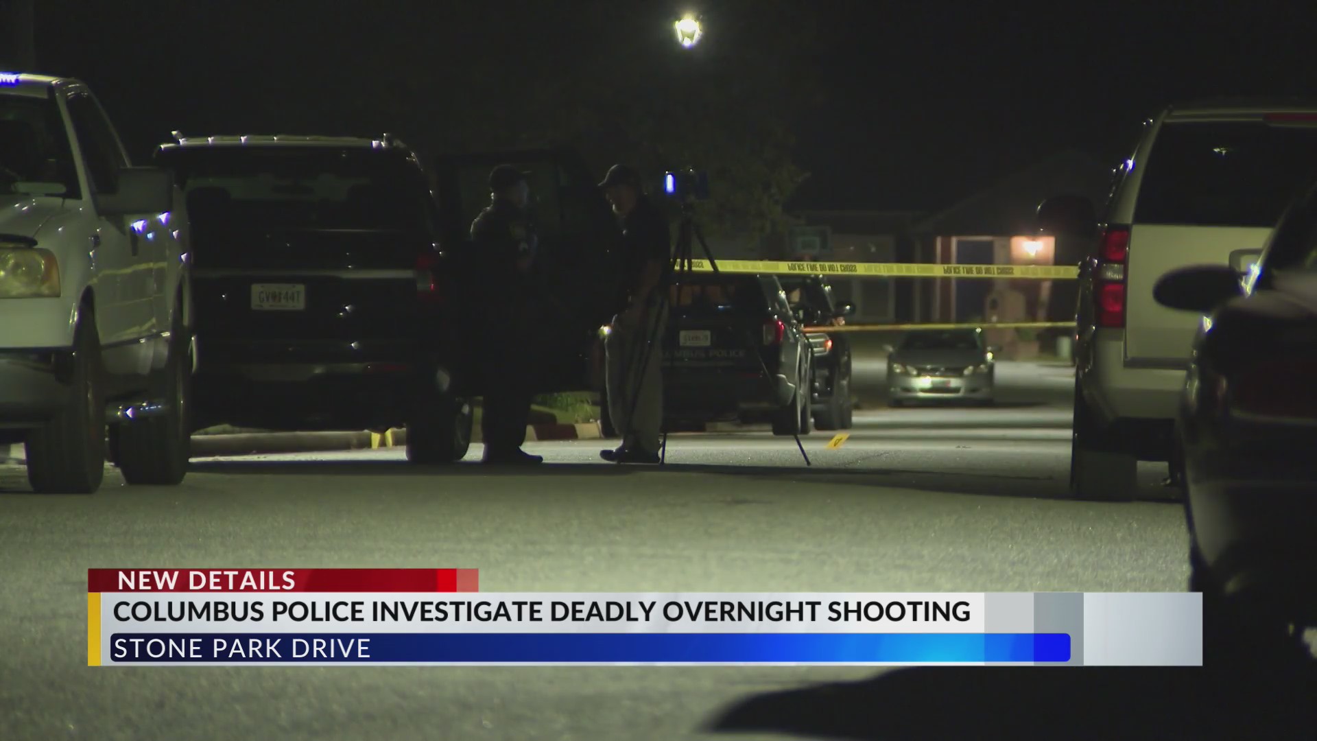 One person dead after a shooting near Stone Park Drive