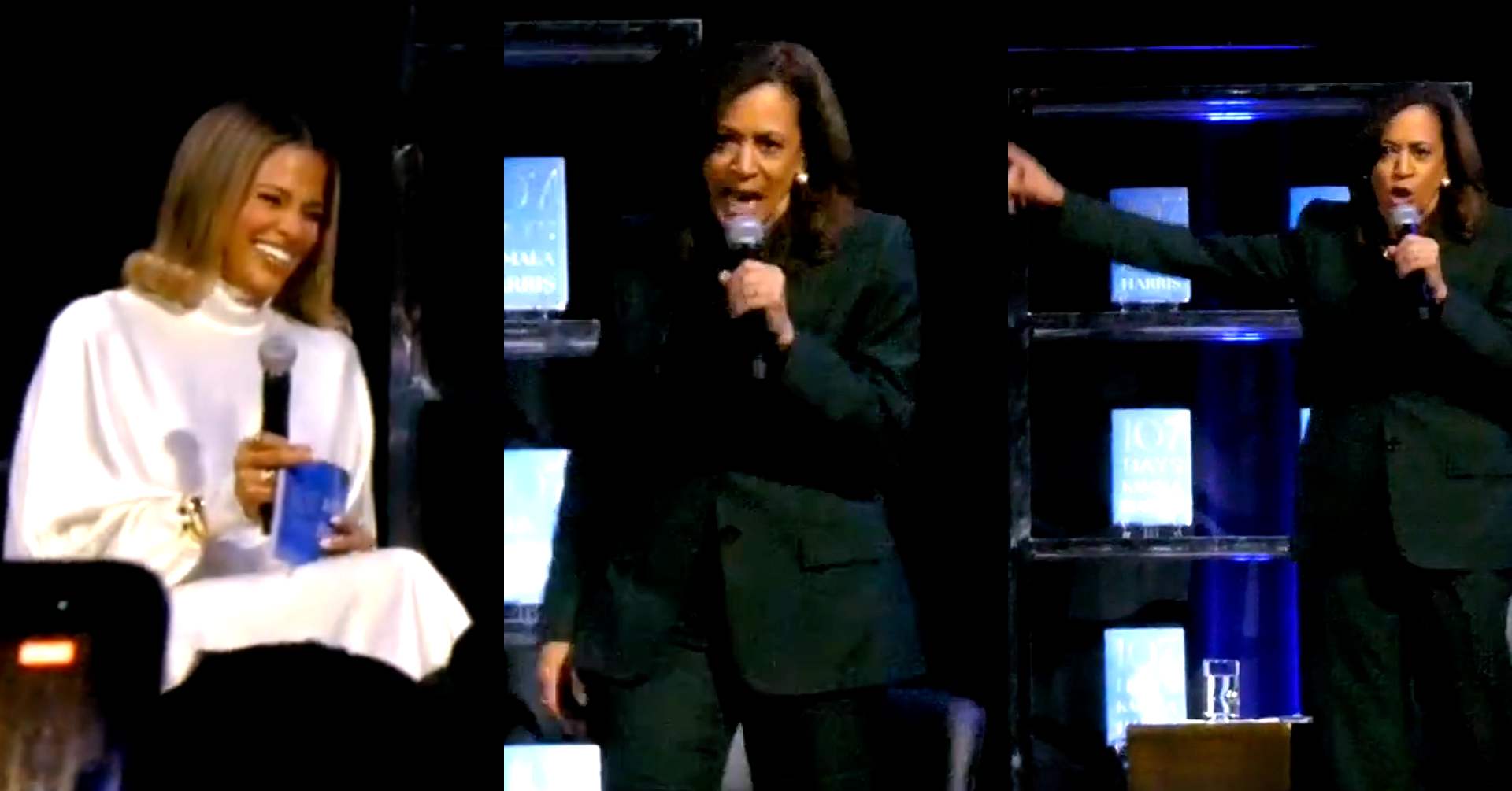 Kamala Harris Crowd Goes Wild When She Shoots Down Heckler With Trump Crack