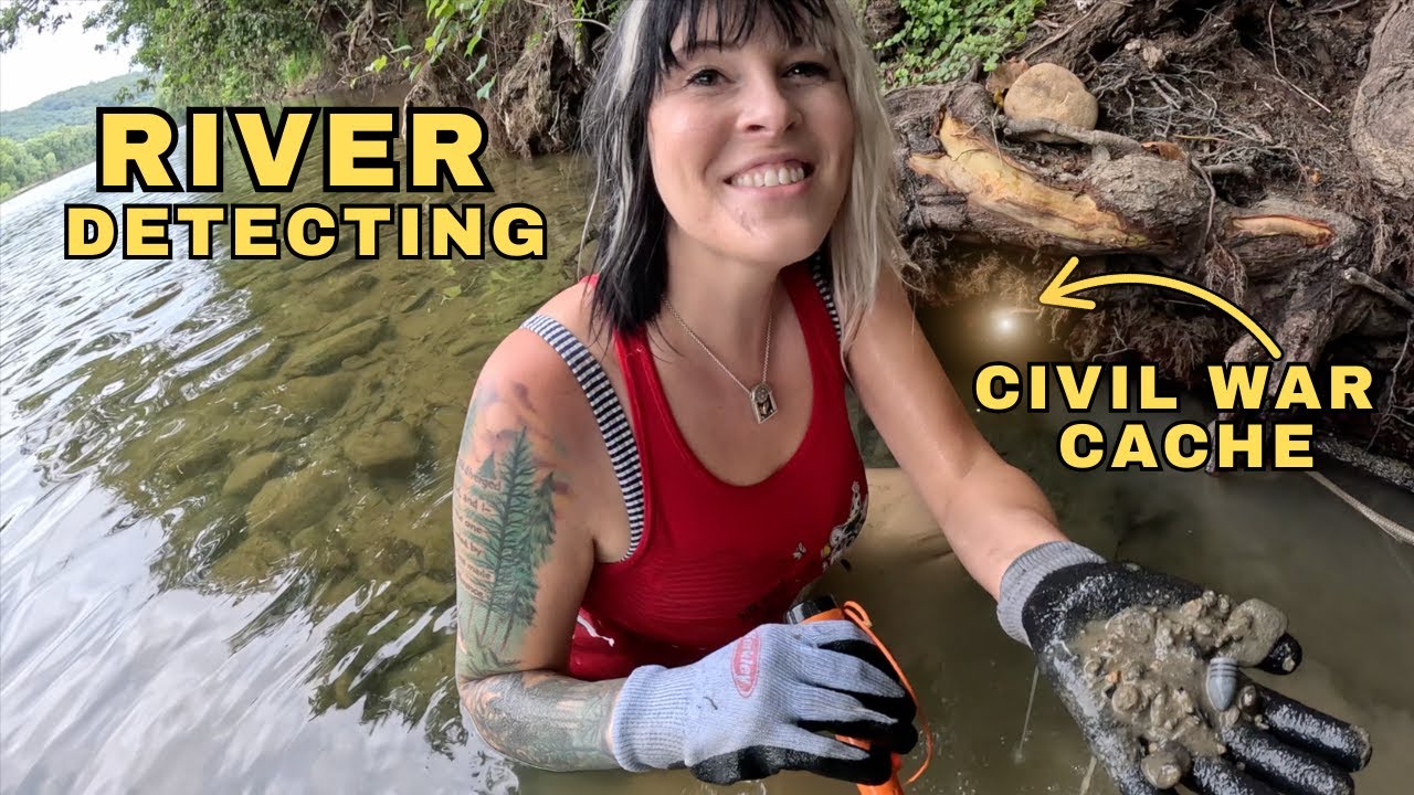 See how we found hidden Civil War treasure inside a wild beaver hole