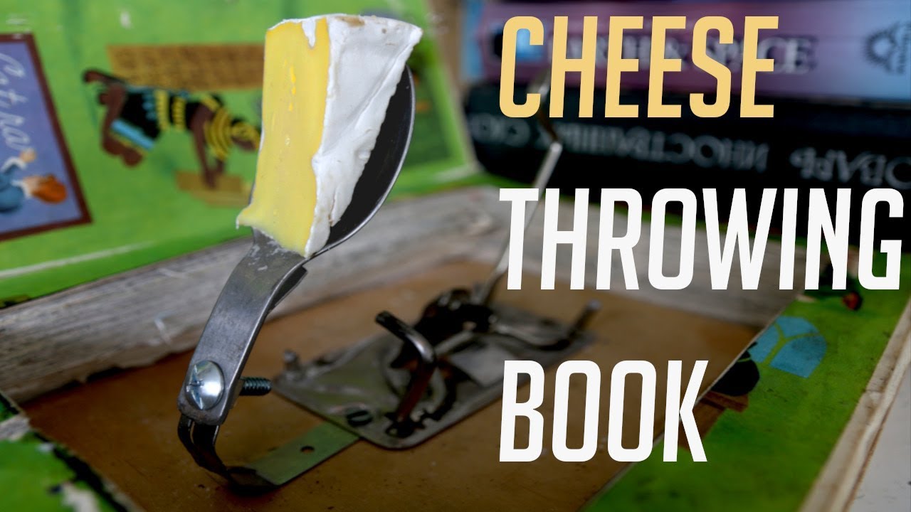 I Made a Cheese-Throwing Book Trap
