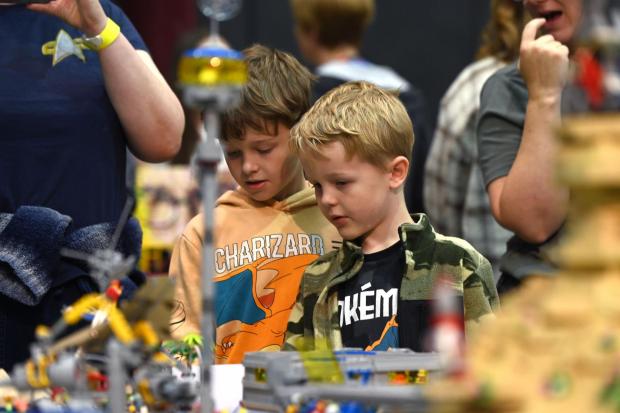 Crowds flock to day one of UK's biggest Lego show