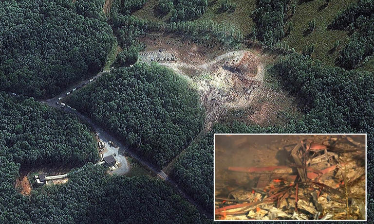 Satellite image shows devastation after bomb factory blast: 18 feared ...
