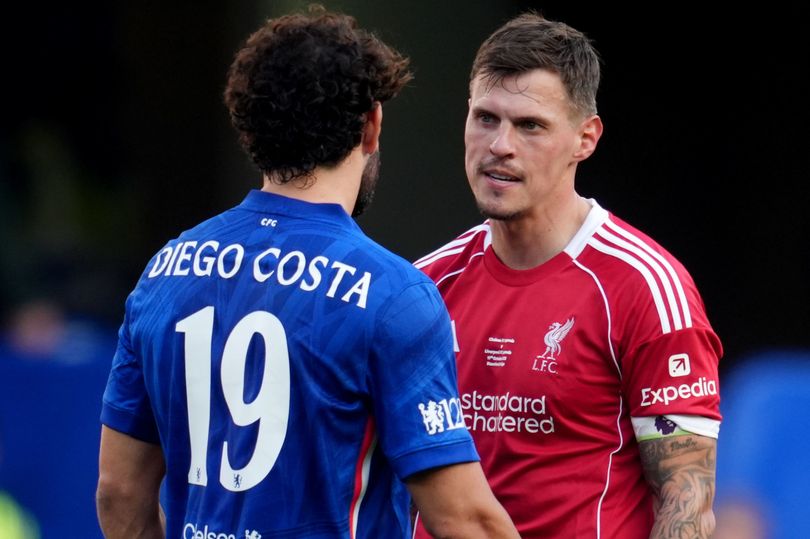 Diego Costa squares up to Liverpool legend as Chelsea villain shows ...