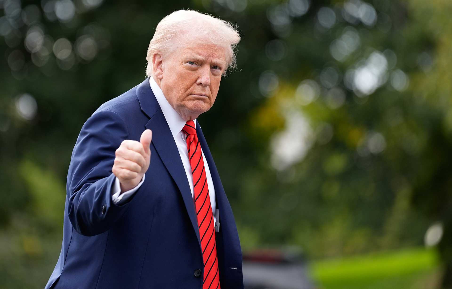 President Donald Trump receives COVID vaccine and flu shot during ...