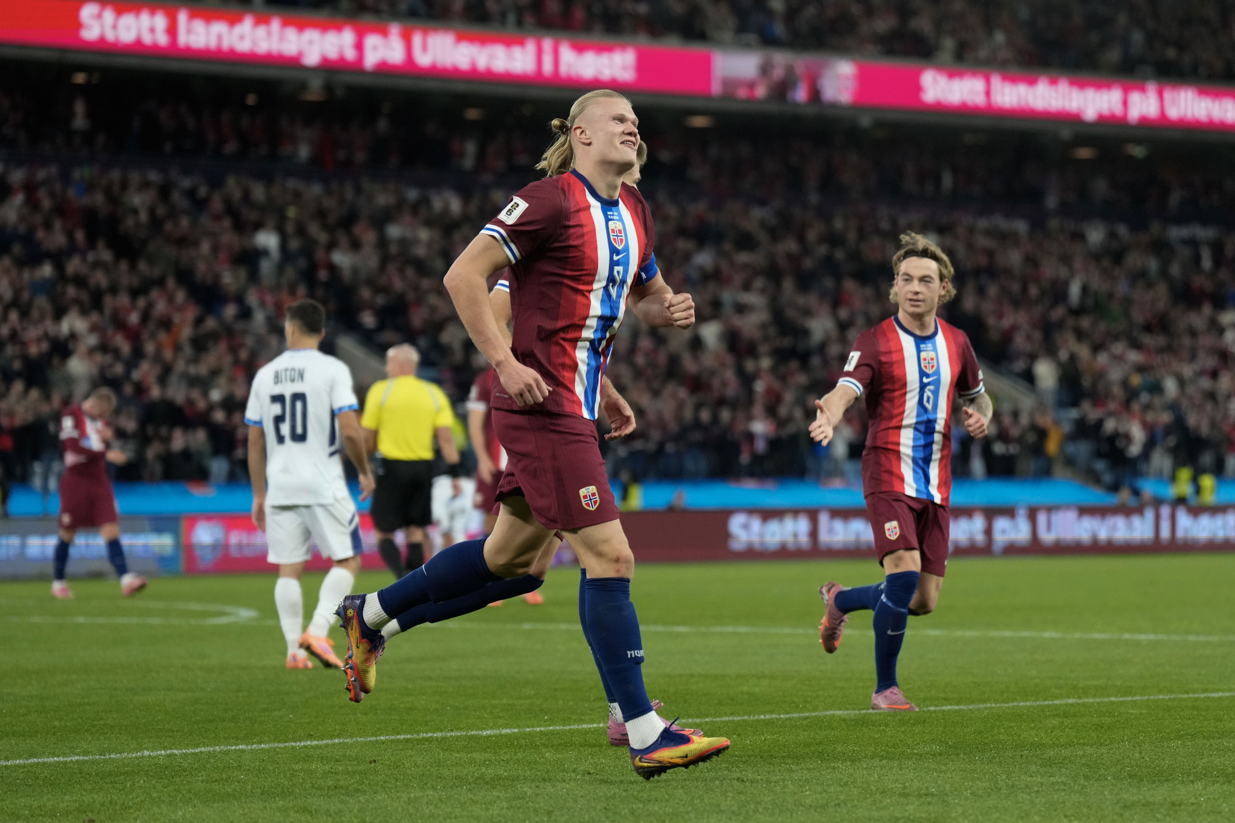 Sjumilssteg mot VM – Haaland rundet 50 landslagsmål med hattrick i 5-0 ...