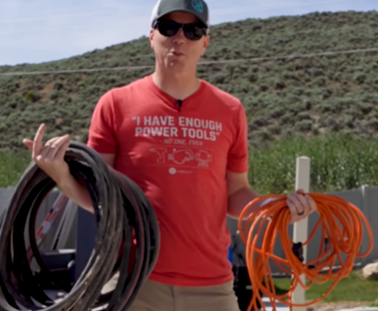 How pros wrap extension cords, cables & hoses