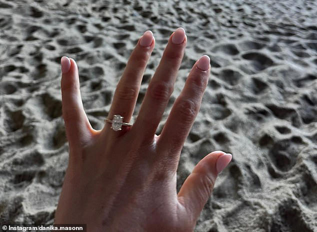 Channel Nine footy presenter Danika Mason announces her engagement to ...