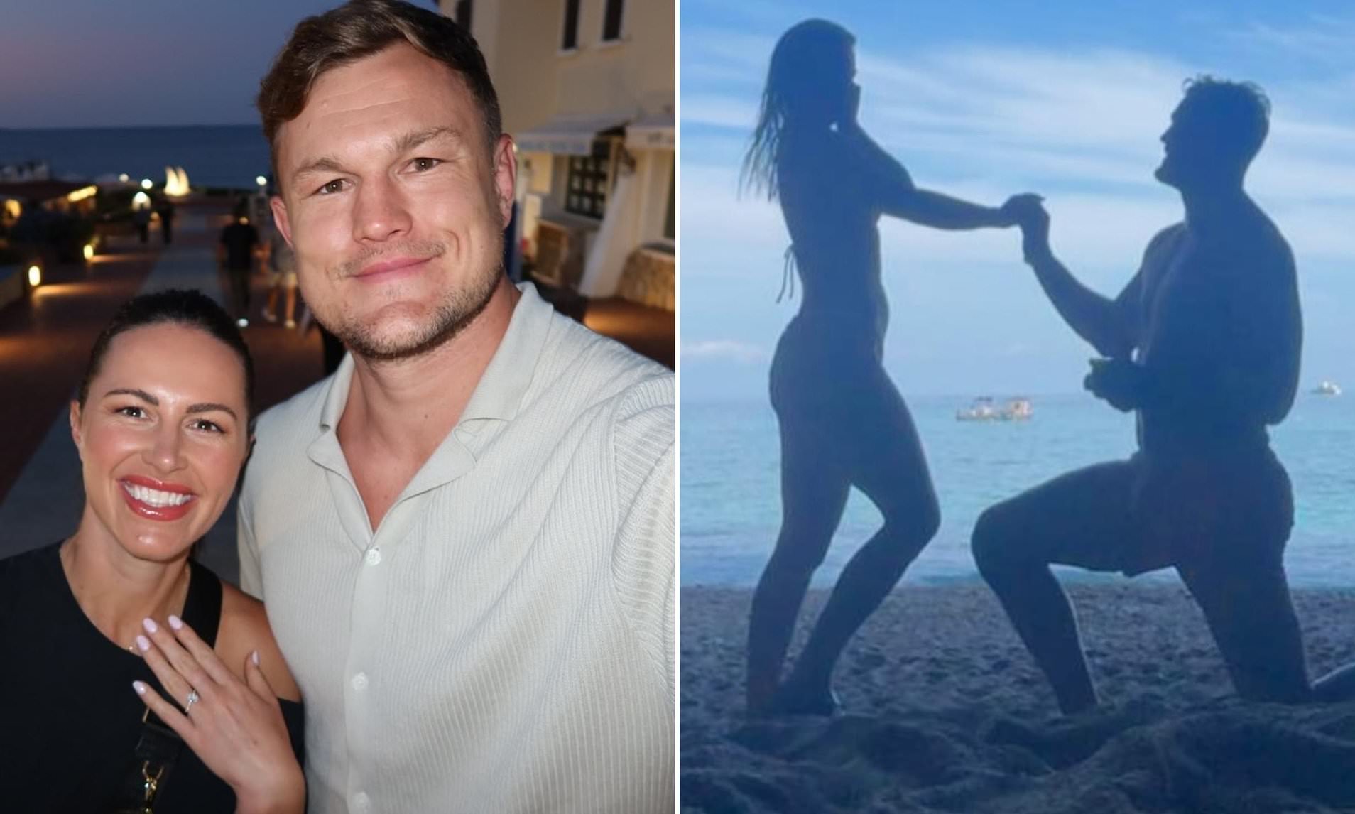 Channel Nine footy presenter Danika Mason announces her engagement to ...