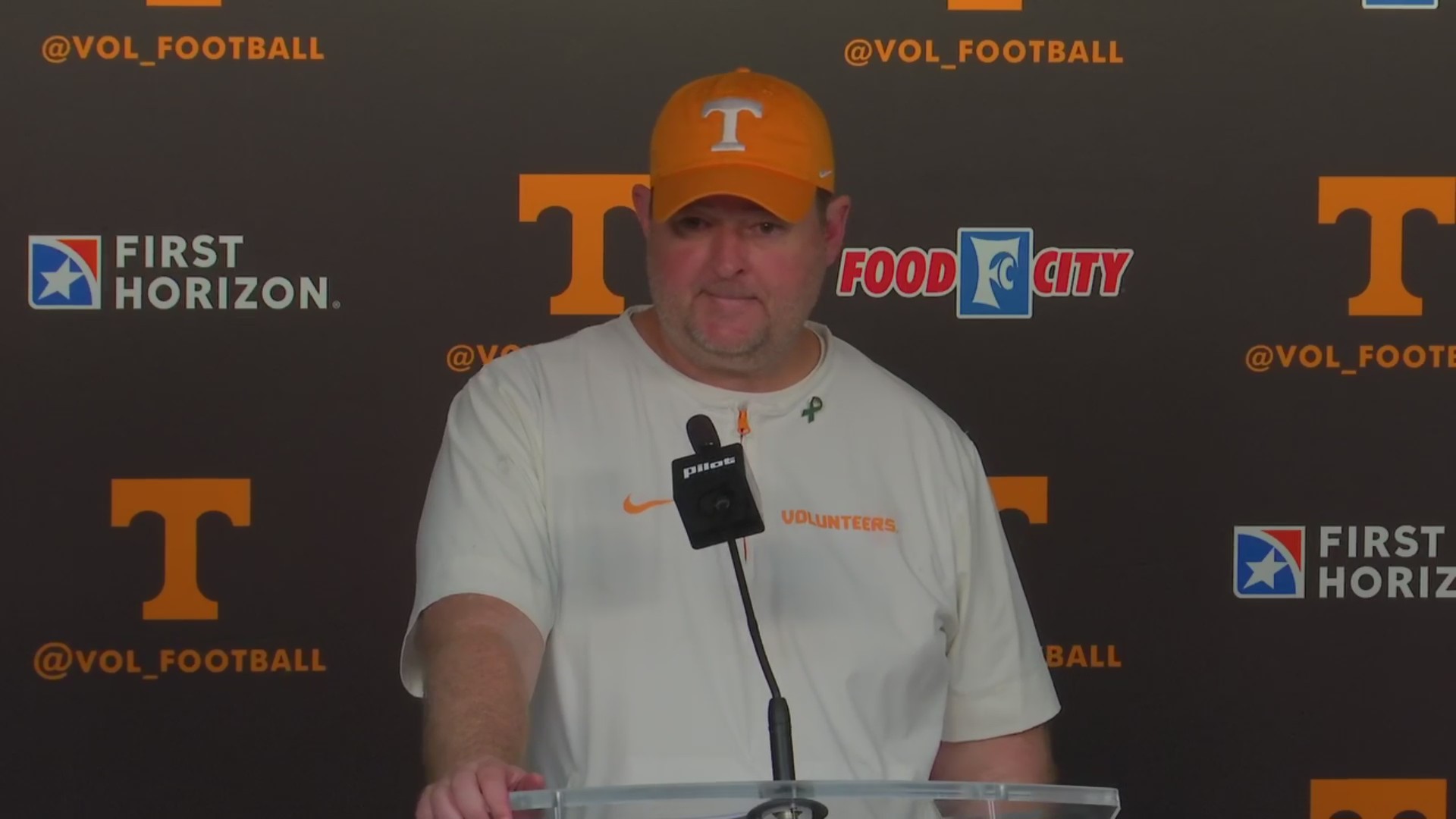 Coach Josh Heupel speaks after Vols win over Razorbacks