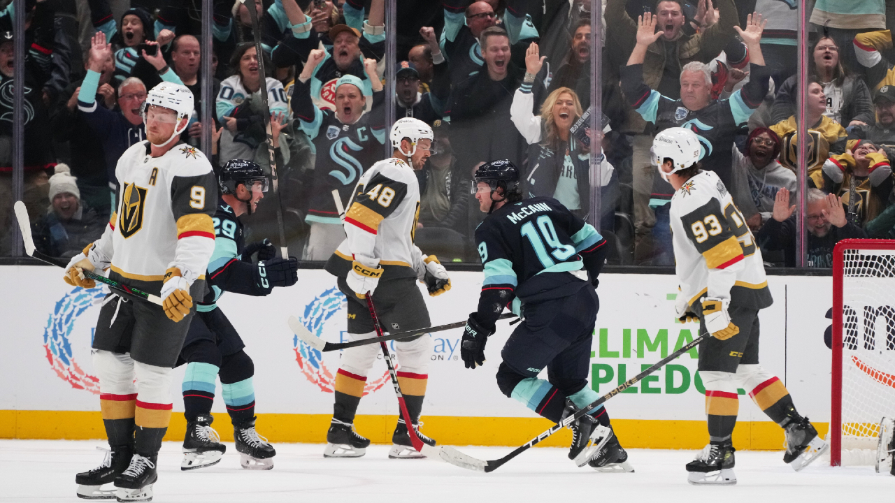 NHL Roundup: McCann scores with 3.8 seconds left in OT, Kraken beat ...
