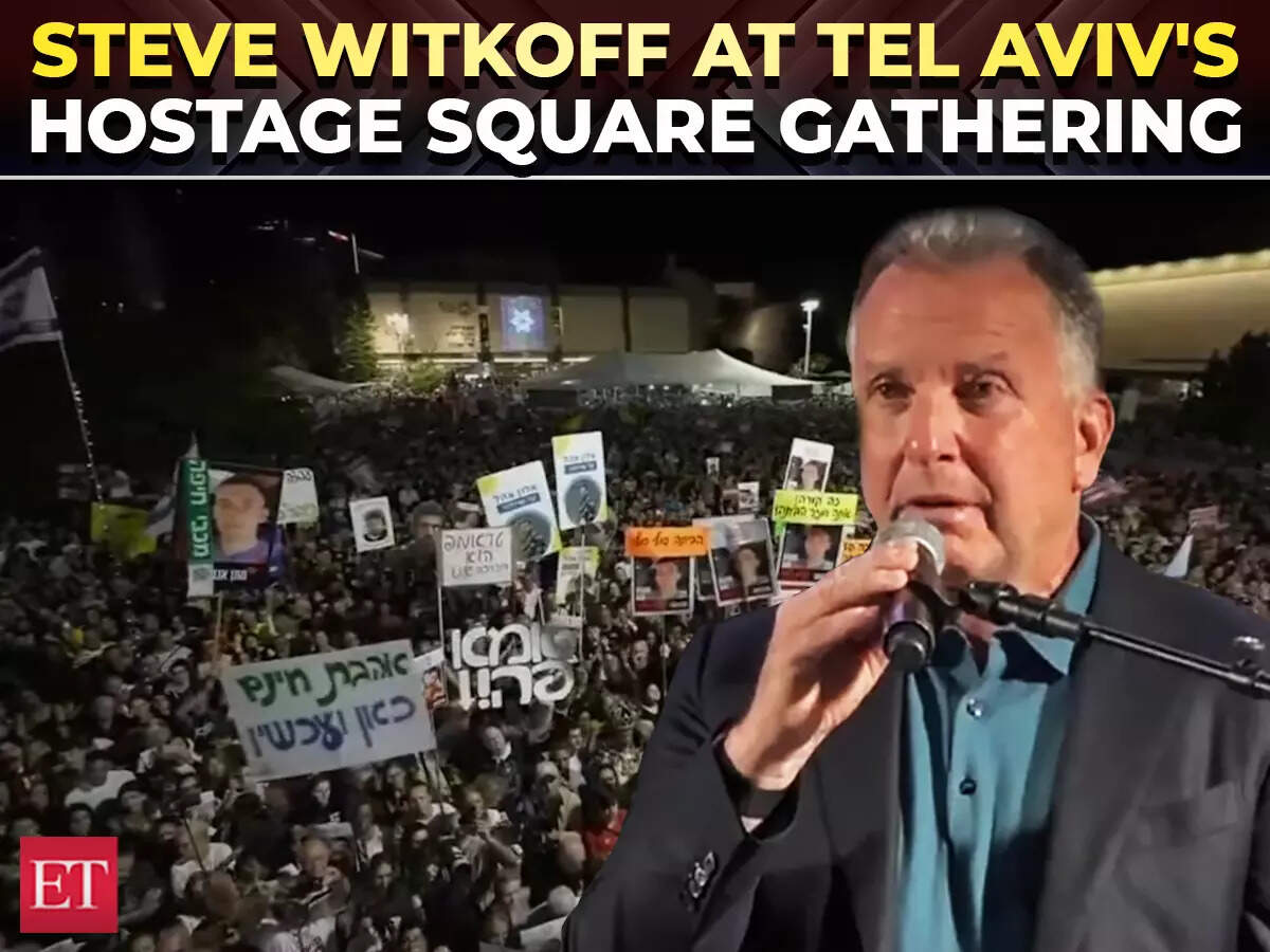 Boo for Netanyahu, thank you for Trump as Steve Witkoff speaks at ...
