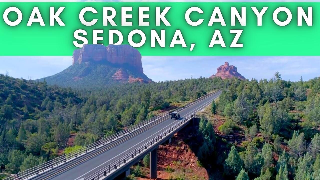 Sedona Arizona Scenic Drive 2025 | Oak Creek Canyon 4K Road Trip