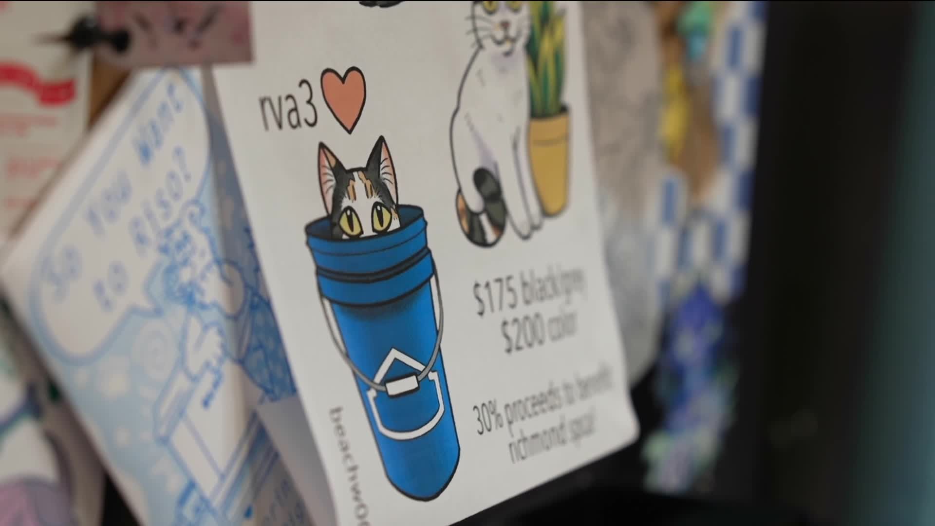 Lowe's cat Francine-inspired tattoos benefit Richmond shelters