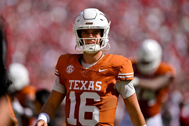 Texas Coach Steve Sarkisian Issues Arch Manning Injury Update on Wednesday