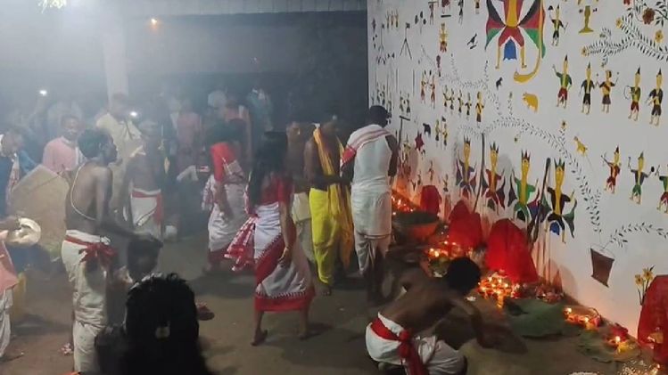 Assam: Devotees walk barefoot over burning embers during traditional Usha Khuti Puja in Bokakhat