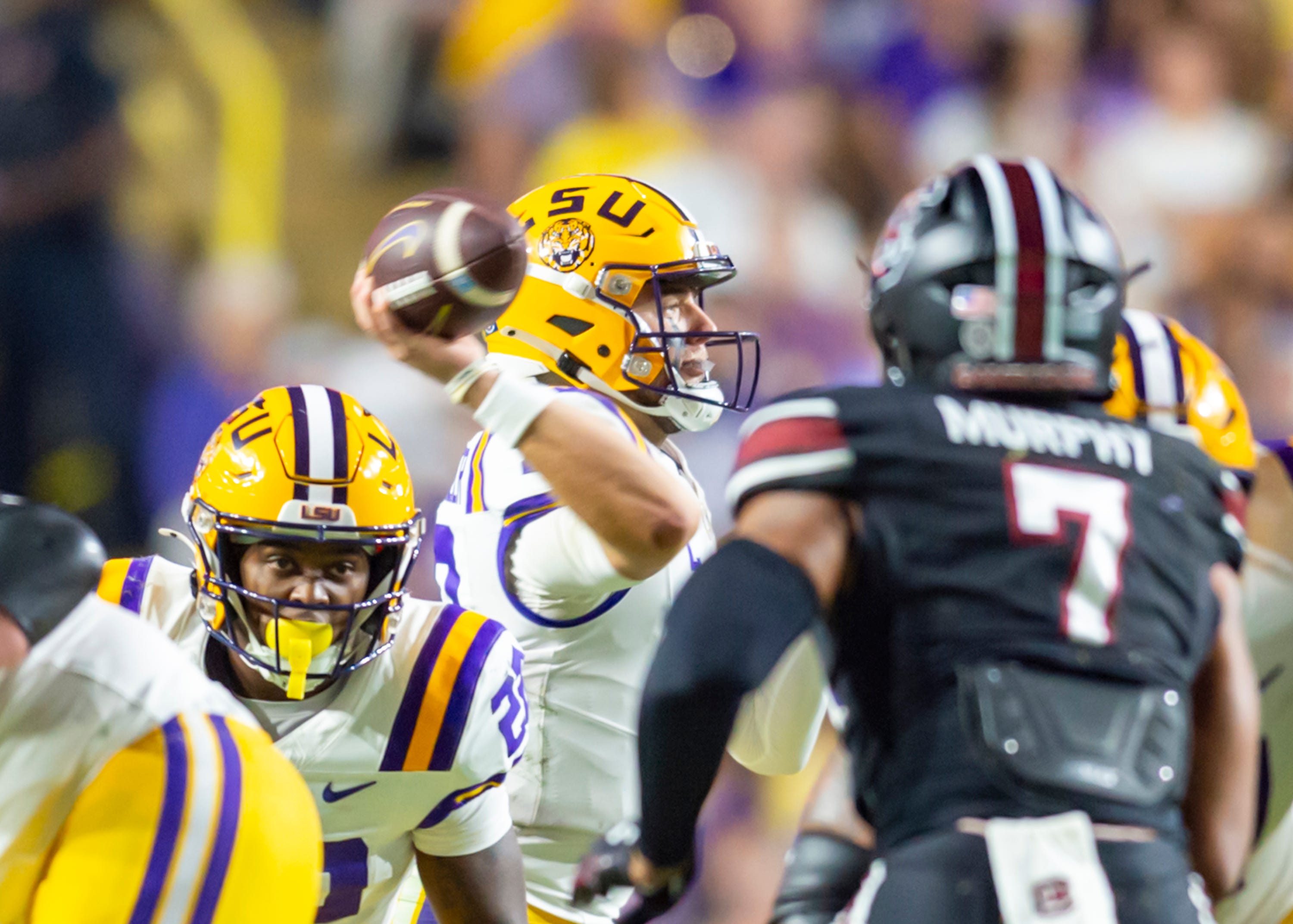LSU football QB Garrett Nussmeier found his swagger vs South Carolina ...