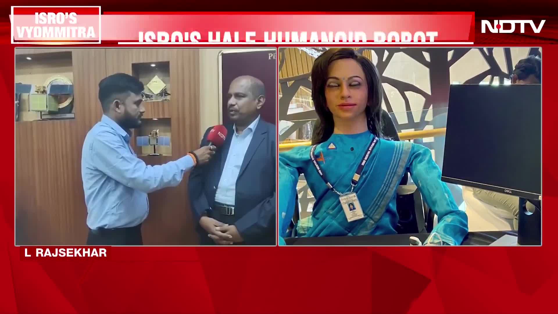 ISRO Robot | Meet 'Vyommitra': ISRO's First Humanoid Set for Gaganyaan ...