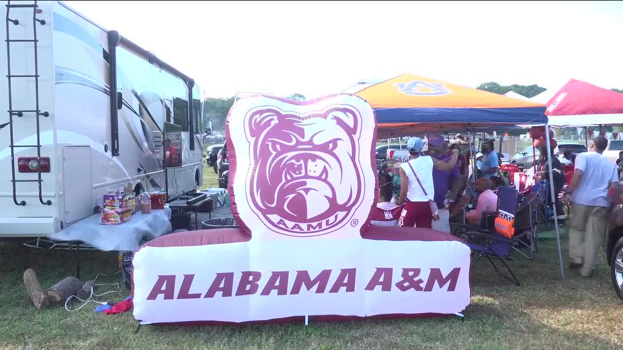 Alabama A&M alumni celebrate 150th year with Homecoming tailgating