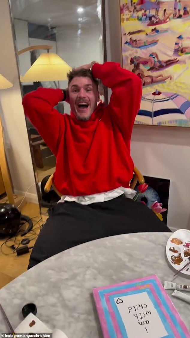 See footy star Angus Crichton get the shock of his life as he finds out ...